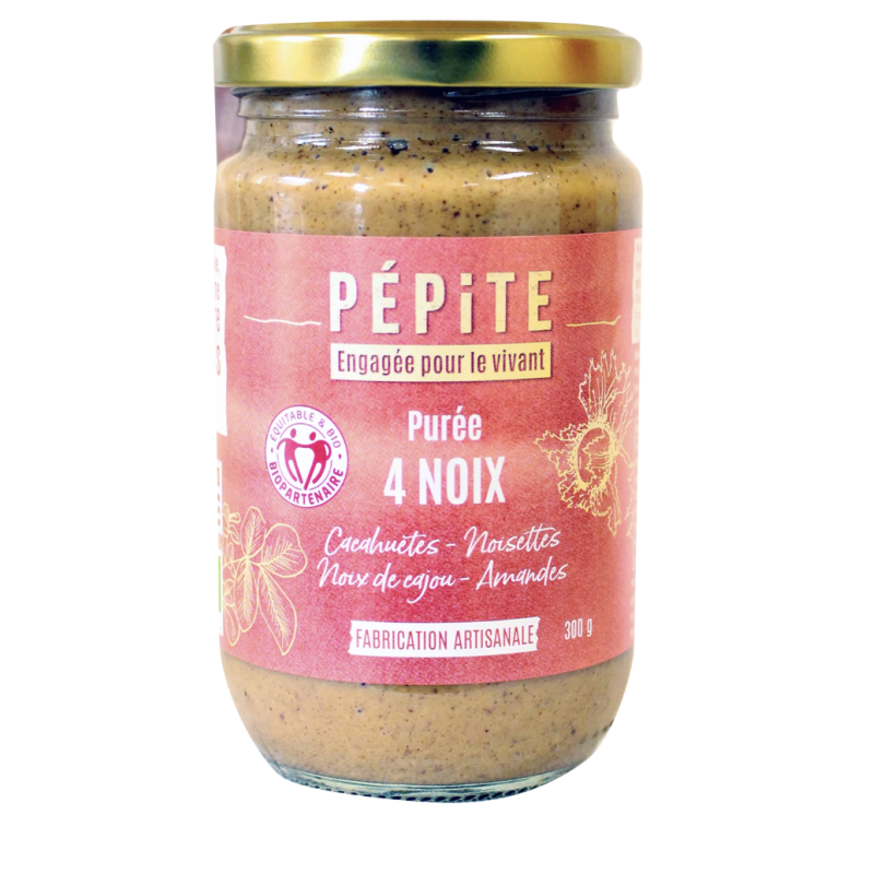 Puree De 4 Noix 300G Pépites